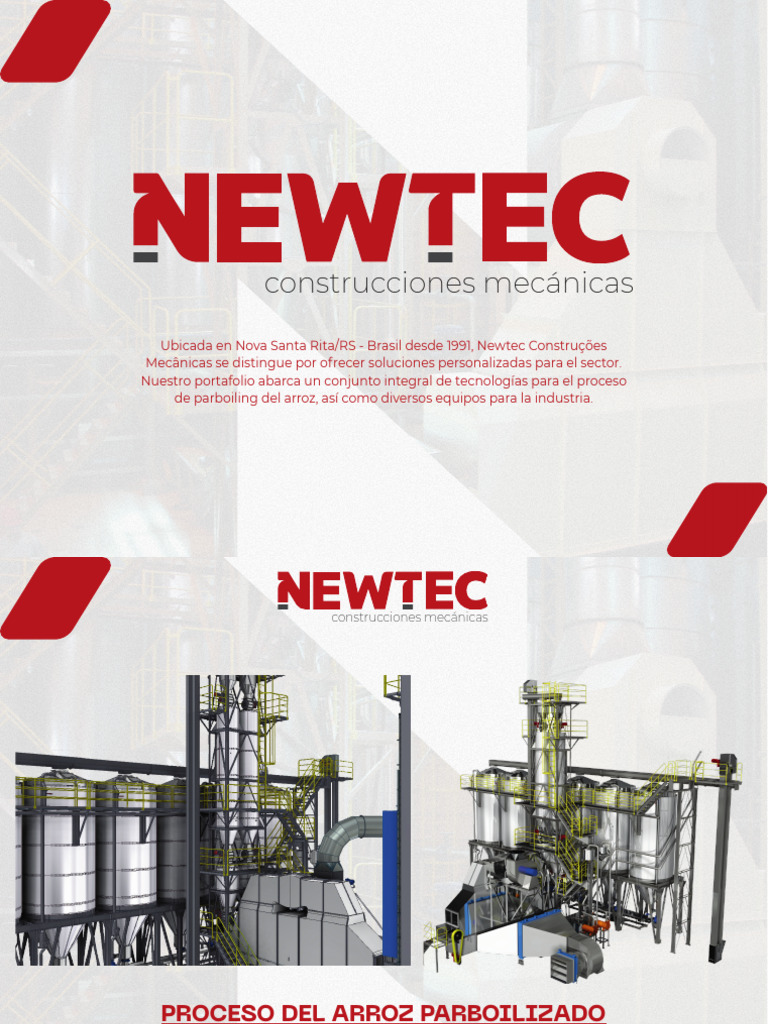 Presentación Comercial Newtec | PDF | Arroz | Acero