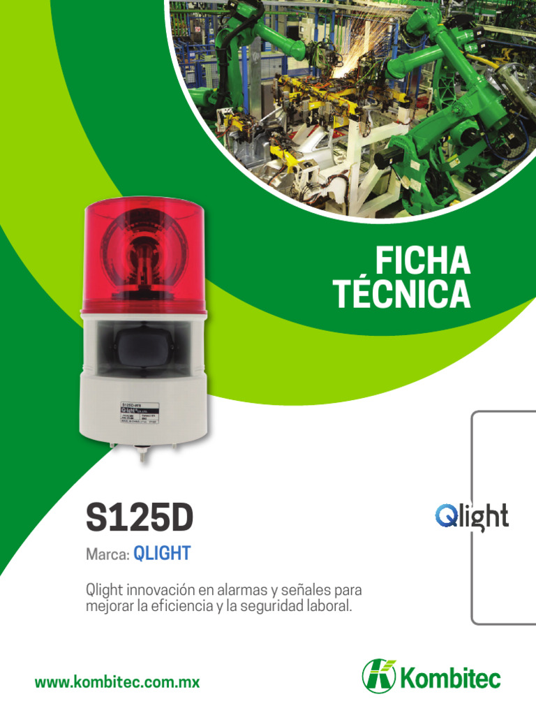 Ficha Técnica S125d-Wa-120-A | PDF | Bipolar Junction Transistor | Electronics