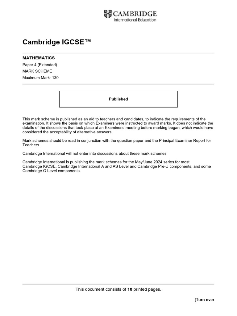 EARLY IGCSE PAPER 4 PRACTISE ANSWER (1) | PDF | Question