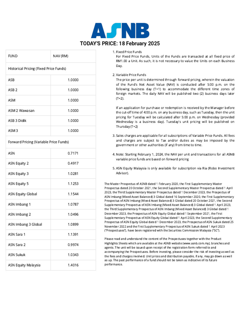 Amanah Saham Nasional Berhad (ASNB) (12) | PDF | Equity (Finance) | Market (Economics)