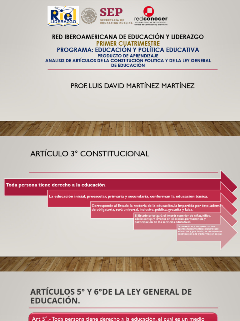 Análisis de Los Articulos - 3era Sesion | PDF | Educación de la primera infancia | Educación ...