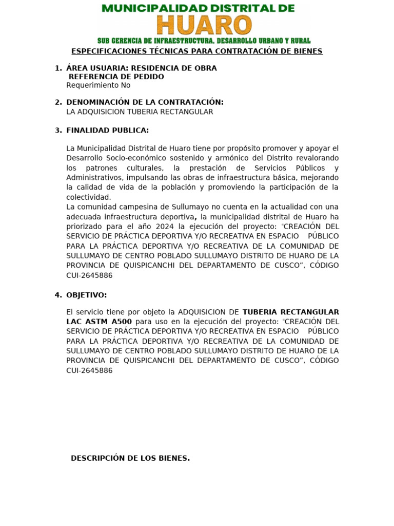 Ee - Tt. de Tuberia Rectangular Lac Astm | PDF | Soborno