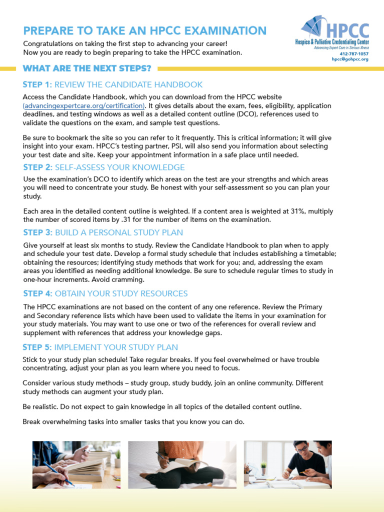 HPCC Study Tips - Final (1) 2 | PDF