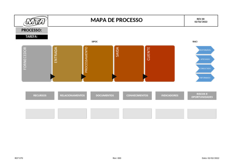 RGT_070_rev000 - MAPA DE PROCESSO | PDF