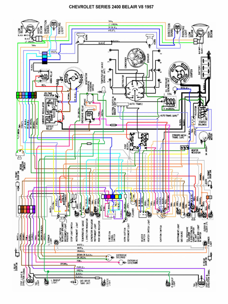 1957 Chevy Overdrive Wiring Diagram