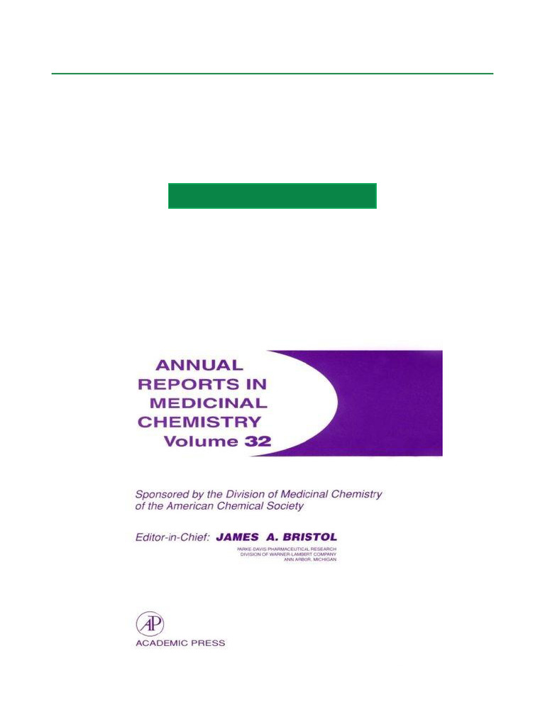 Annual Reports in Medicinal Chemistry 32 | PDF | Receptor (Biochemistry ...