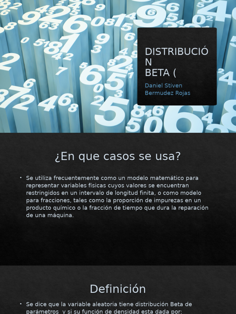 Distribución Beta | PDF