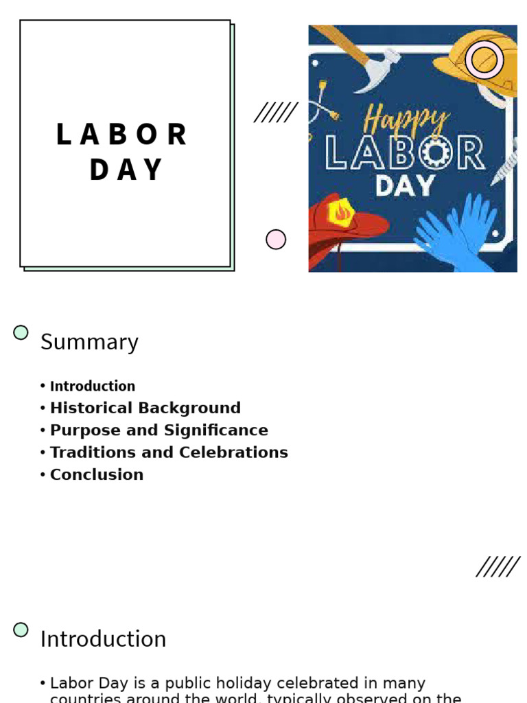 Labor Day 3 | PDF