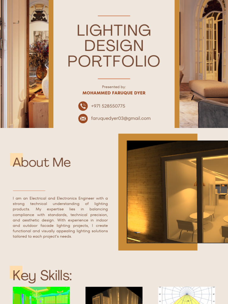 Lighting Design Portfolio Overview | PDF