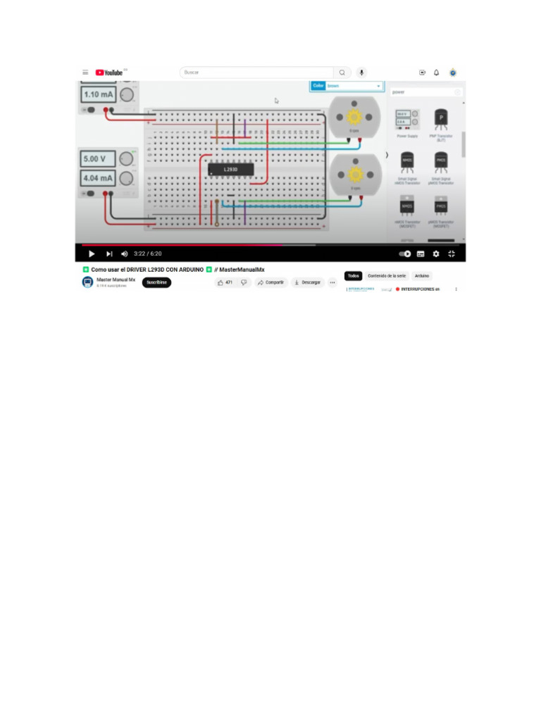 Motor Con L293D | PDF