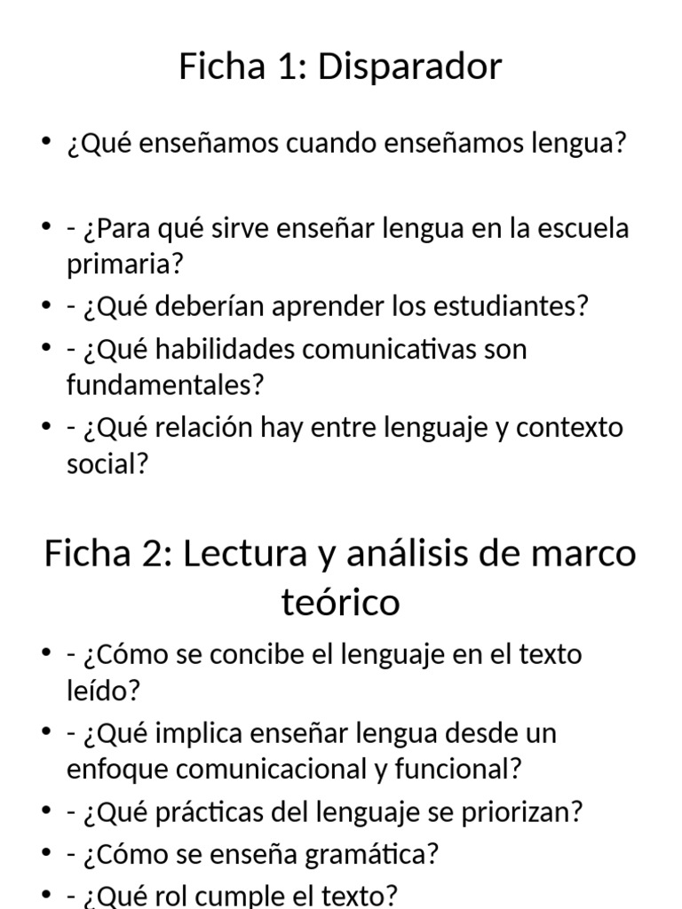 Fichas Enfoque Comunicacional Funcional | PDF