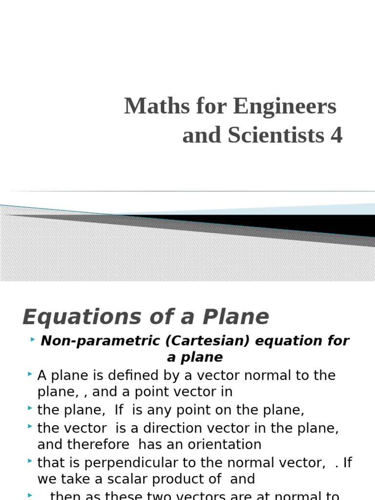 MES-4-Week-4(3) | PDF | Line (Geometry) | Euclidean Vector