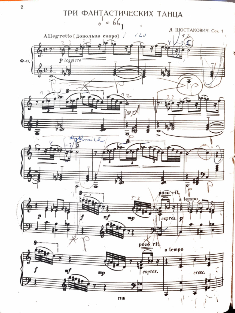 Schostakowitsch Fantastischer Tanz | PDF