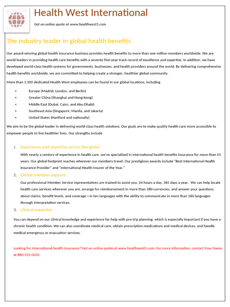 Il WD 1 Healthwest | PDF | Health Care | Health Policy