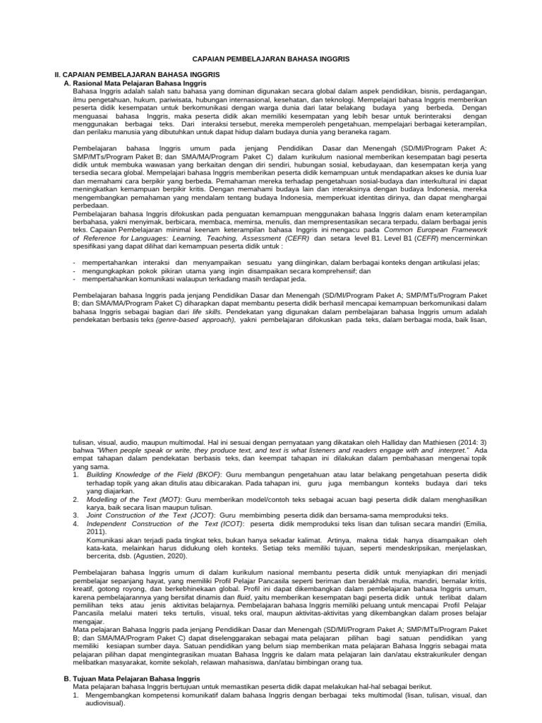 Atp-Skema-Penetapn-Pemetaan-Kktp-Prota-Prosem Kelas 3 Print | PDF