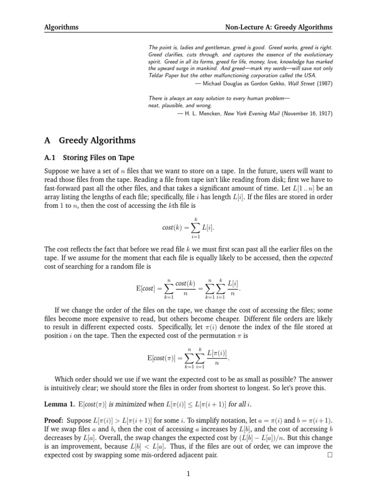 Greedy (Saint Lous University) | PDF | Code | Mathematics