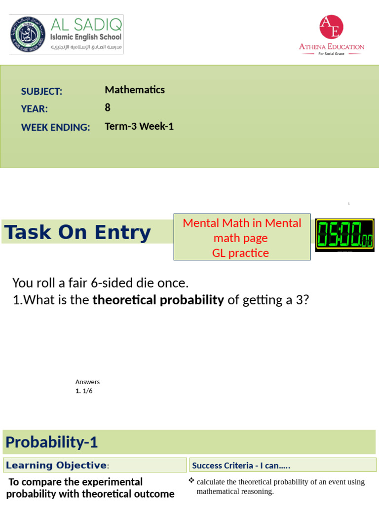 Unit 12 Probability L 2 | PDF | Probability | Experiment