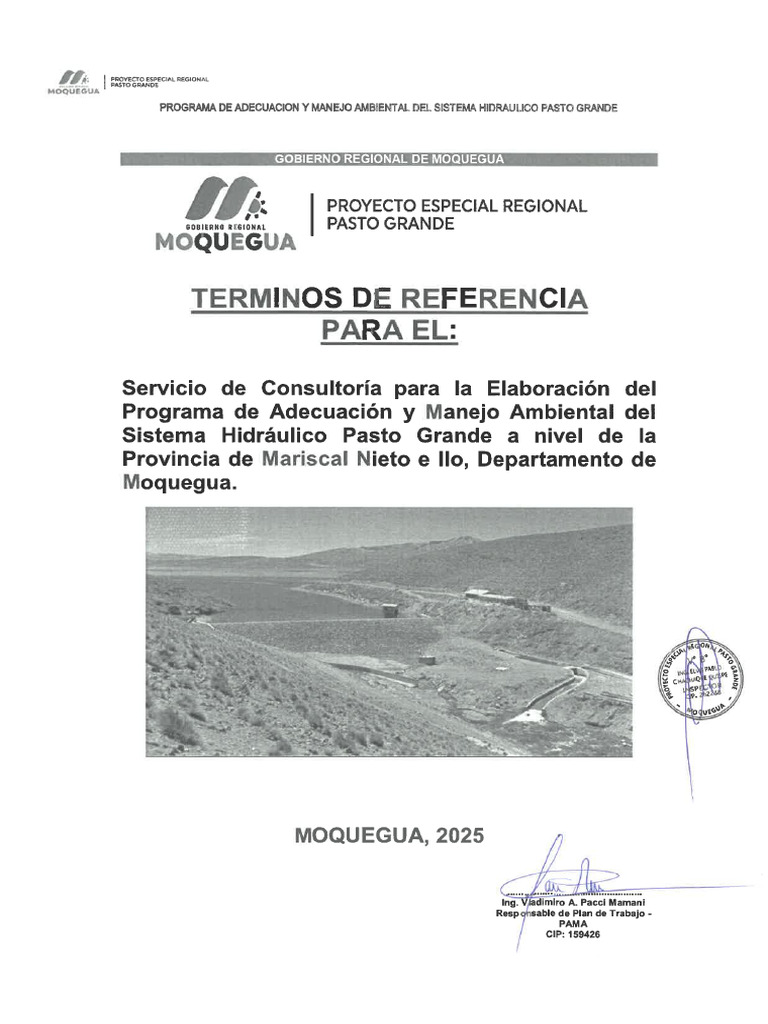 Informe Nº51-2025-Gr - Moq-Perpg-Geinfra R.p.pama VPM RQ | PDF
