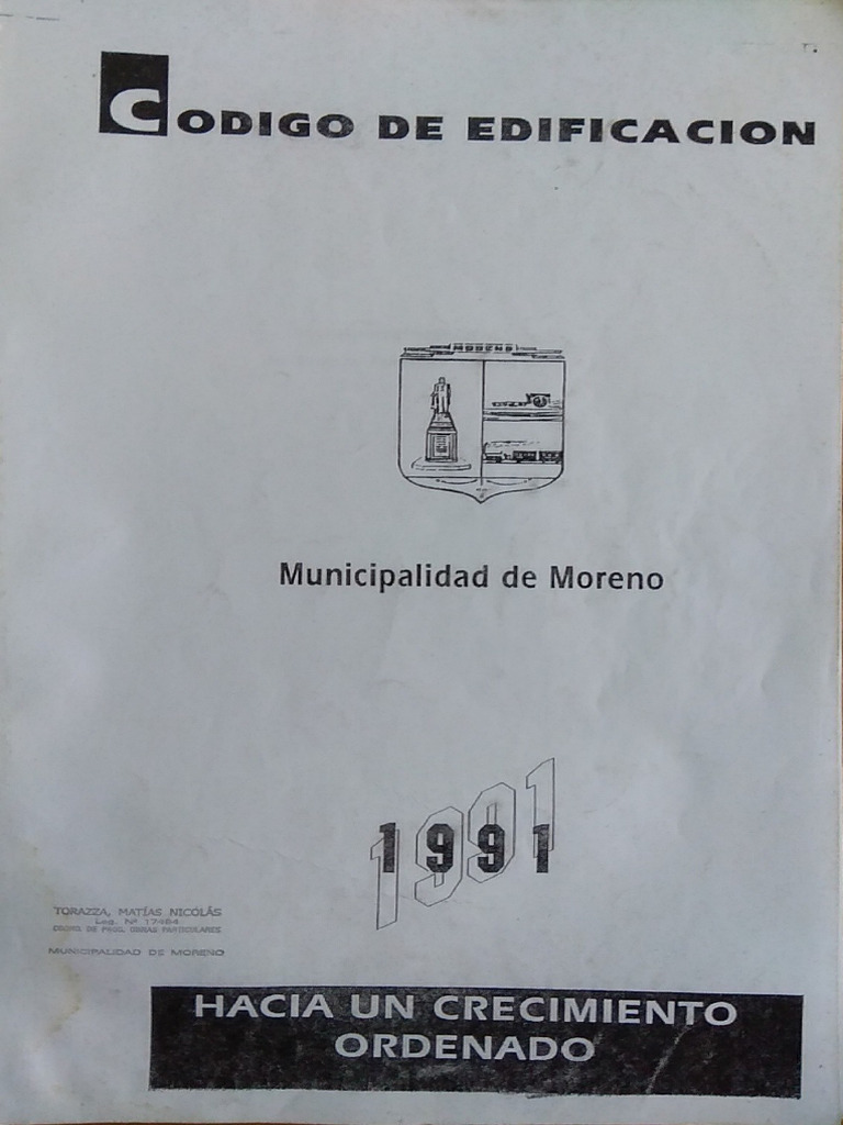 Codigo Edificacion Moreno 1991 | PDF