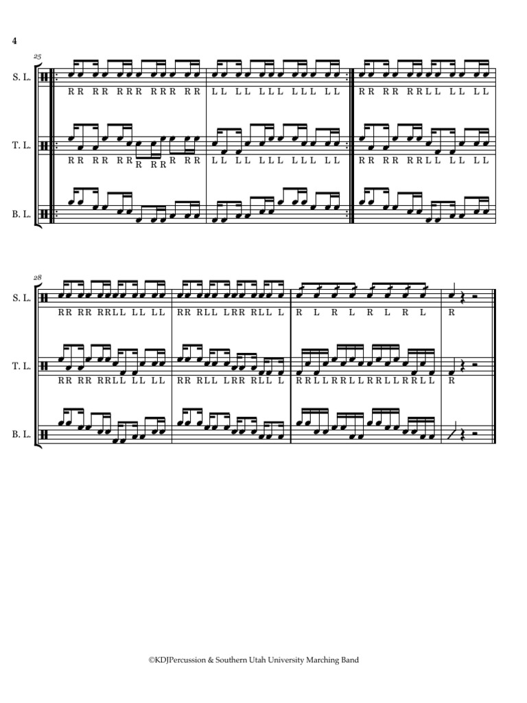 Drumline Packet 22 | PDF