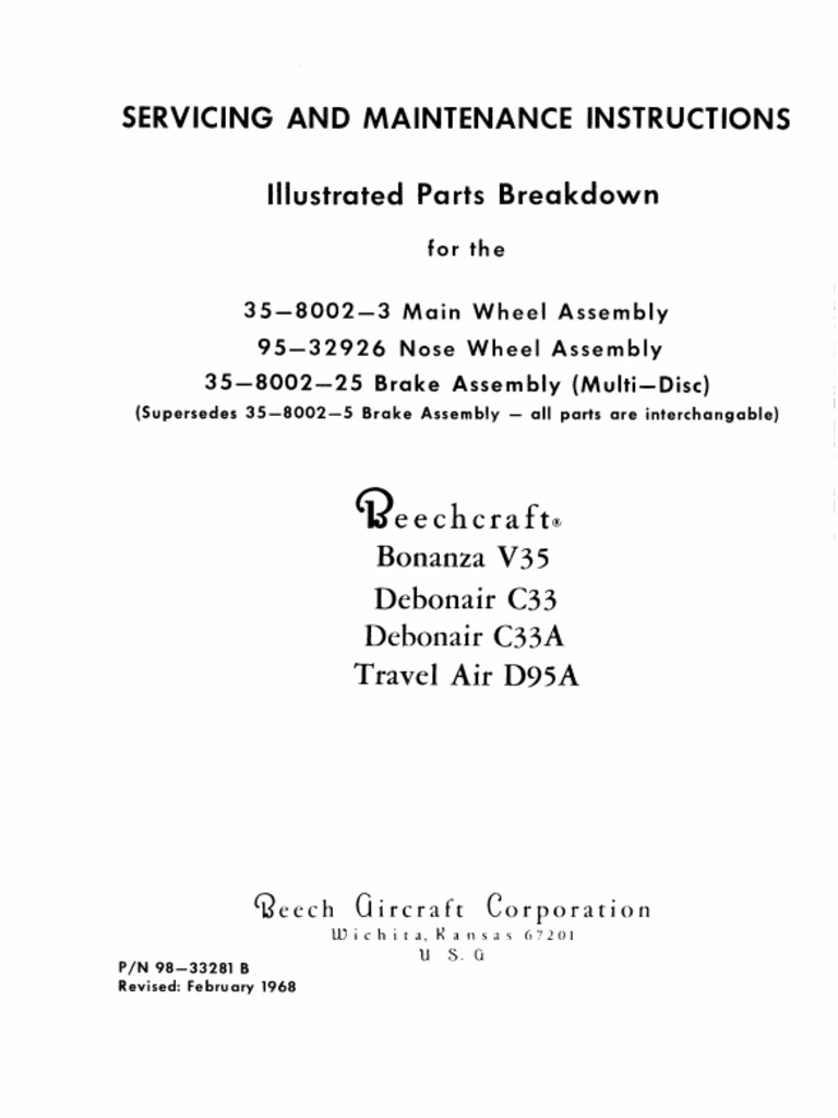 Servicing and Maintenance 98-33281 | PDF