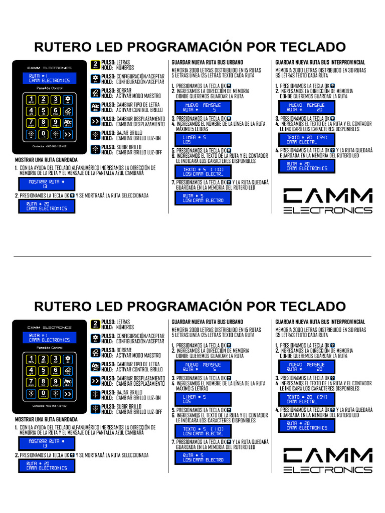 Rutero v8 Manual Teclado | PDF