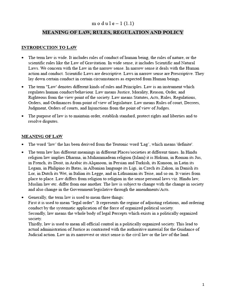 Understanding Law: Definitions and Sources | PDF | Precedent | Treaty