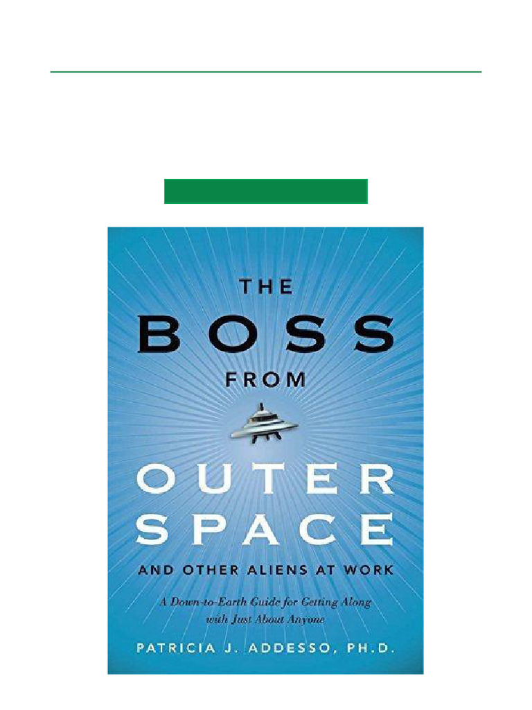 The Boss From Outer Space and Other Aliens at Work | PDF | Extraversion ...