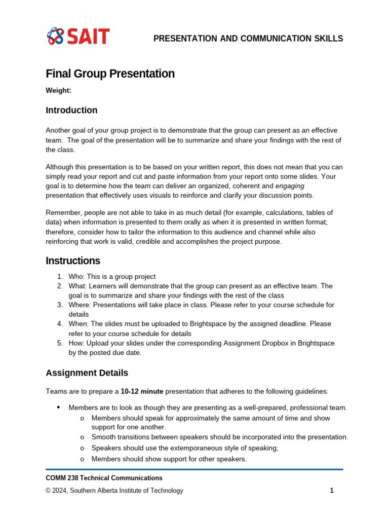 Effective Group Presentation Guidelines | PDF | Information | Microsoft ...