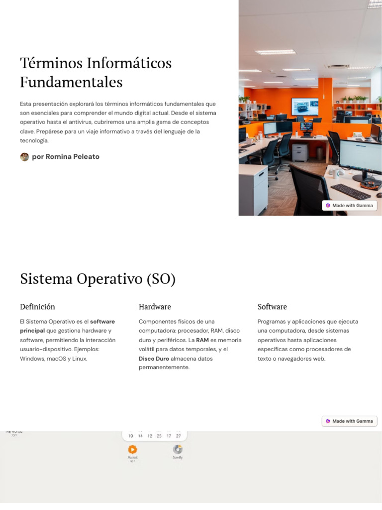 Términos Informáticos | PDF | Interfaces gráficas de usuario | Sistema ...