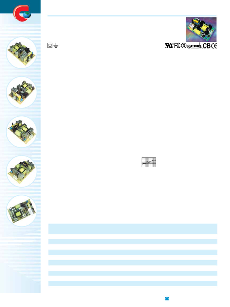 GT-2065 Series Power Supply Specs | PDF | Power Supply | Electromagnetism