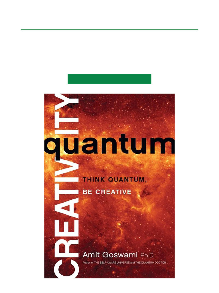 Quantum Creativity Think Quantum, Be Creative Secure Download | PDF ...