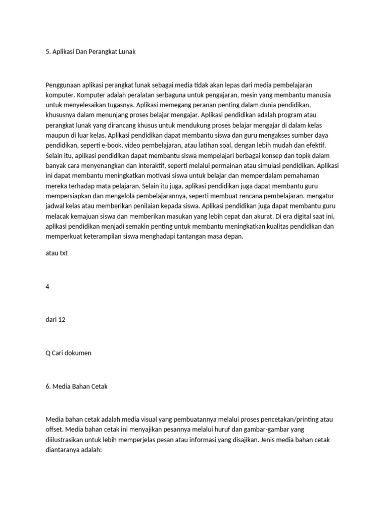 Jenis Media Mtk | PDF