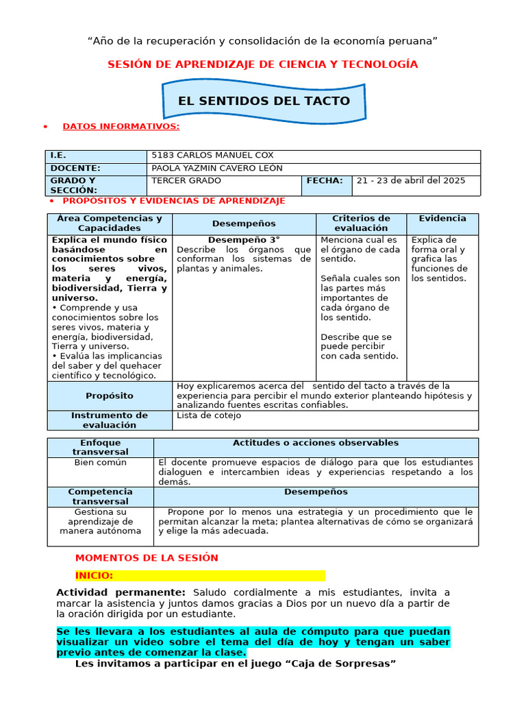 Importancia del Tacto en Niños | PDF | Piel