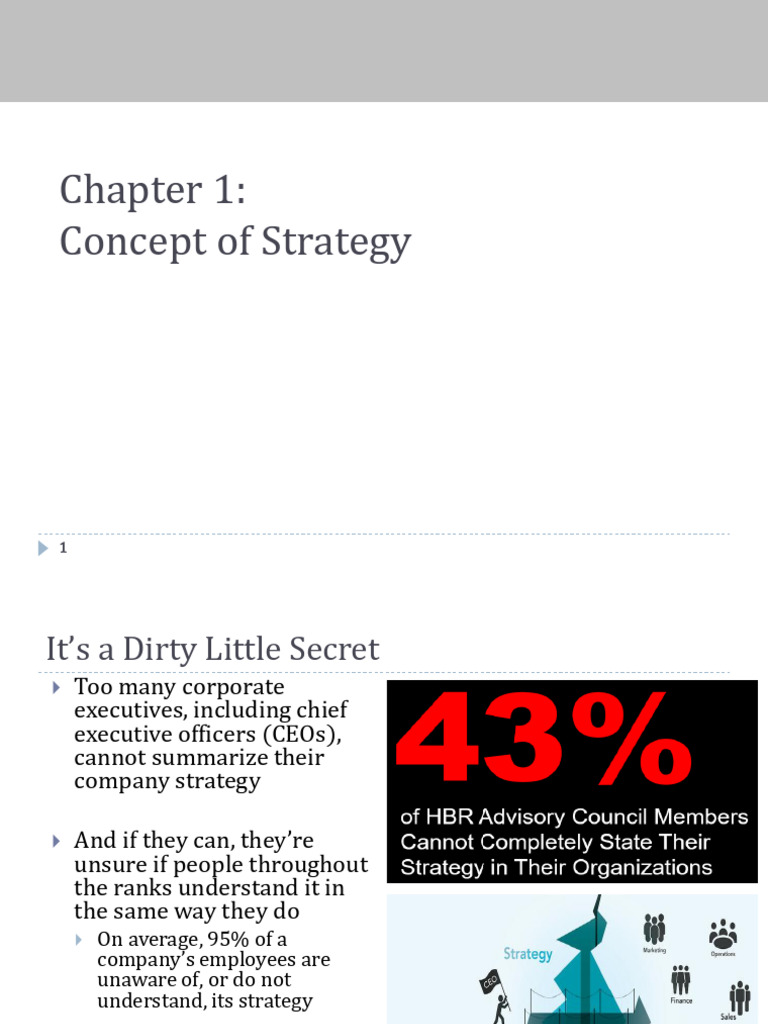 Understanding the Concept of Strategy | PDF | Strategic Management ...