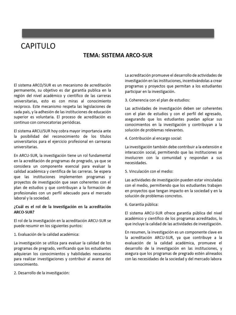 Arco-Sur Mauricio Carlos Hurtado | PDF | Plan de estudios | Aprendizaje