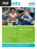 Ofsted Poster For Parents Childcare 2024 | PDF