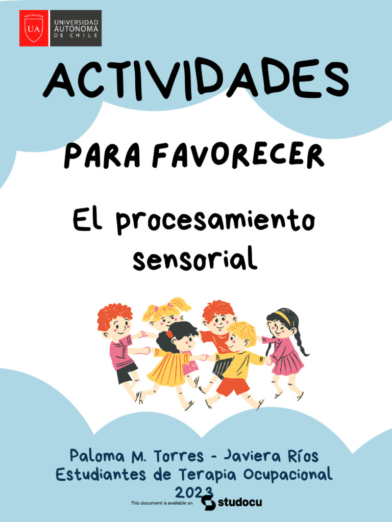 Libro actividades sensoriales Práctica jardín | PDF | Sentidos ...