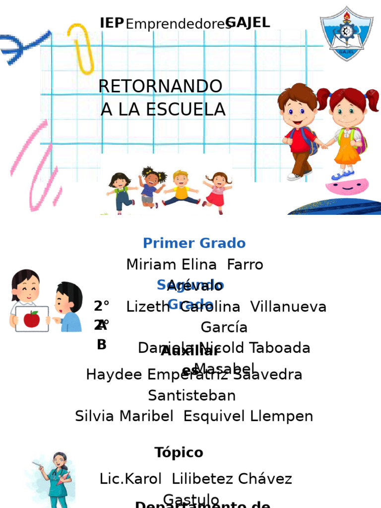 Retornando a la escuela (1) | PDF