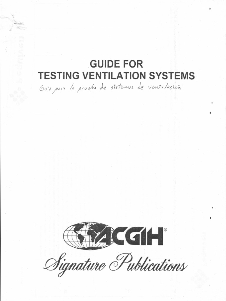 Ventilacion Localizada Guia Acgih | PDF