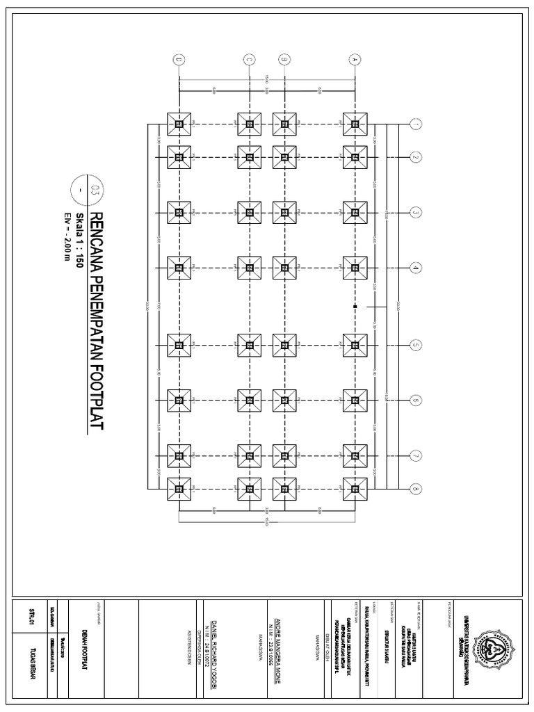 Denah Footplate | PDF