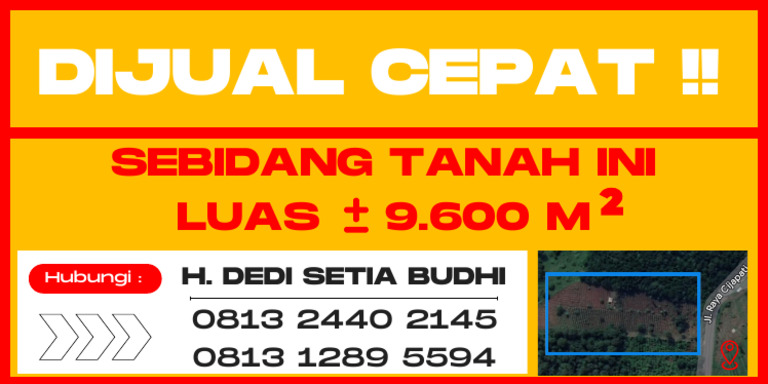 Hitam Merah Kuning Sederhana Modern Rumah Dijual Spanduk Banner | PDF