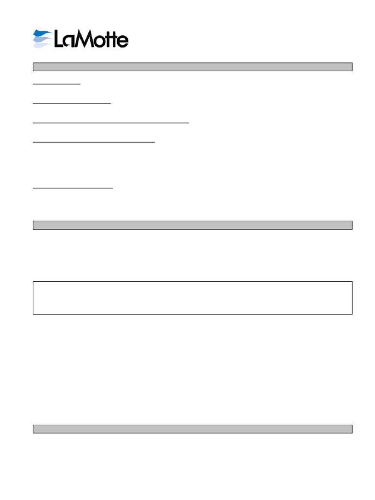 HS AE Iodine Test Paper Lamotte | PDF | Personal Protective Equipment ...