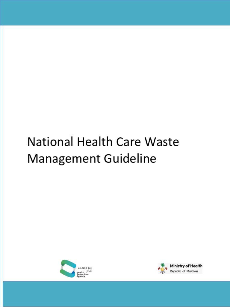 National Health Care Waste Management Guideline - 250506 - 000552 | PDF ...