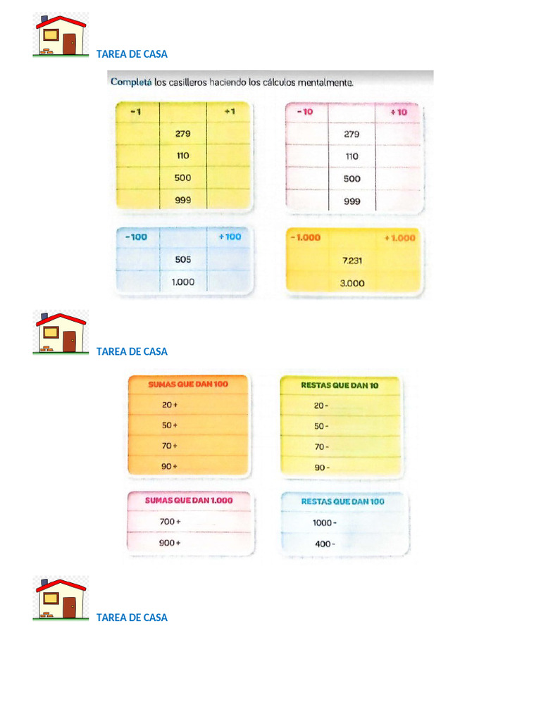 Material Tarea de Casa | PDF