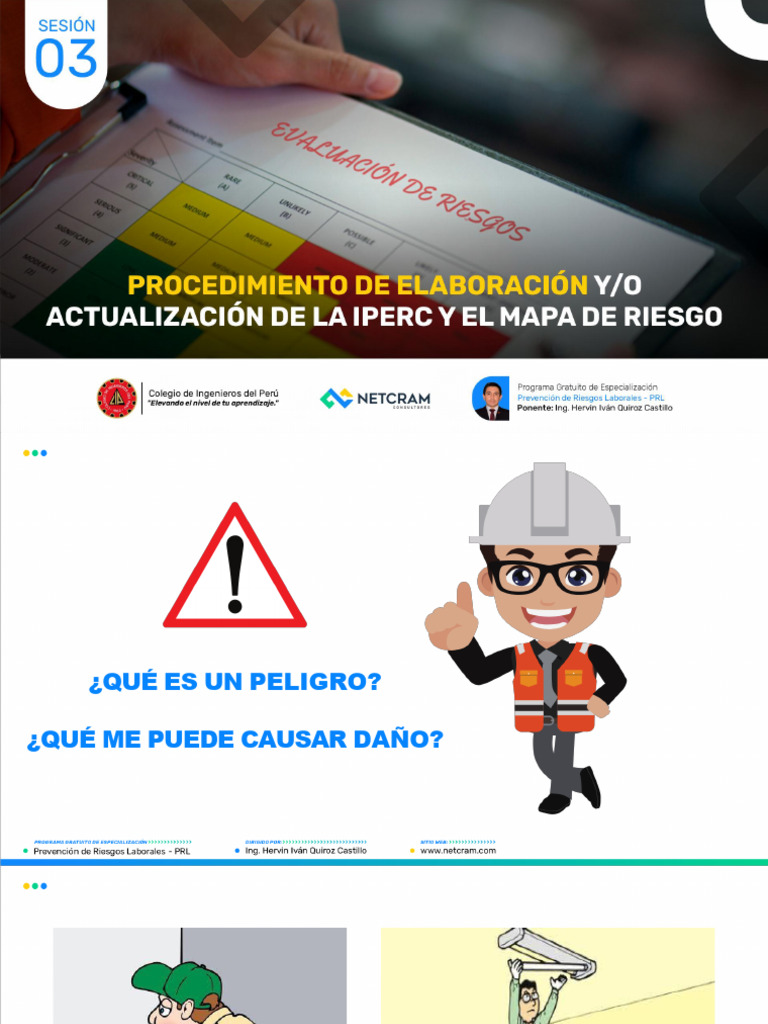 Sesión 03 - Prevención de Riesgos Laborales | PDF | Riesgo | La seguridad