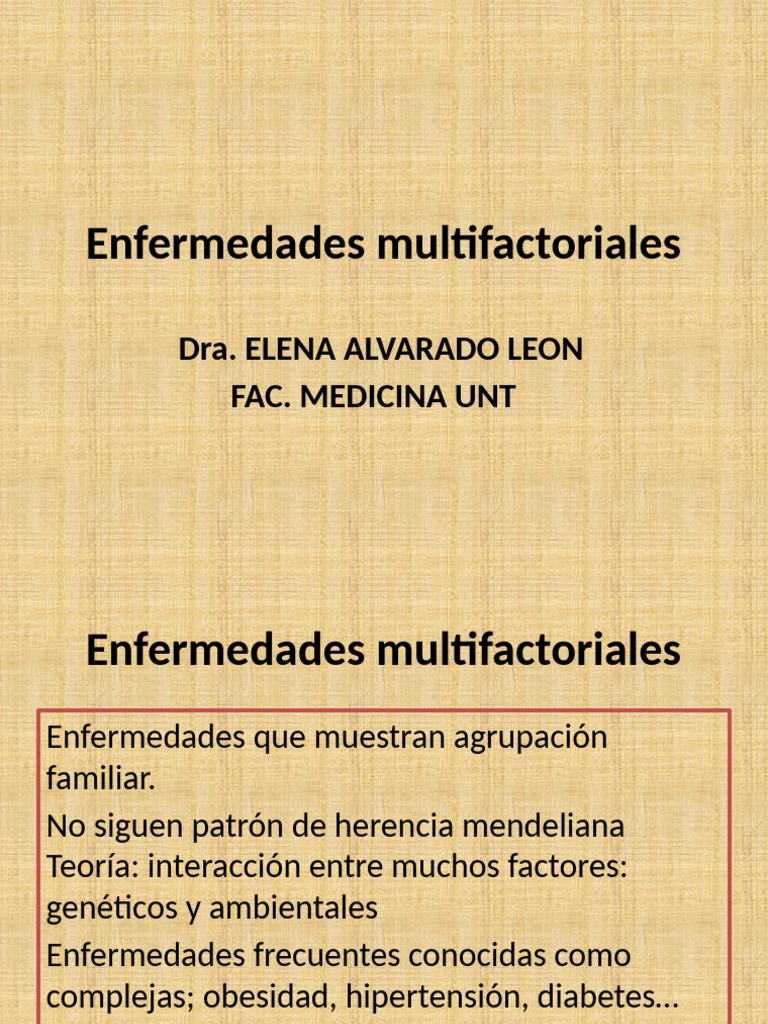 Enfermedades Multifactoriales y Genética | PDF | Citocina | Interleucina 10
