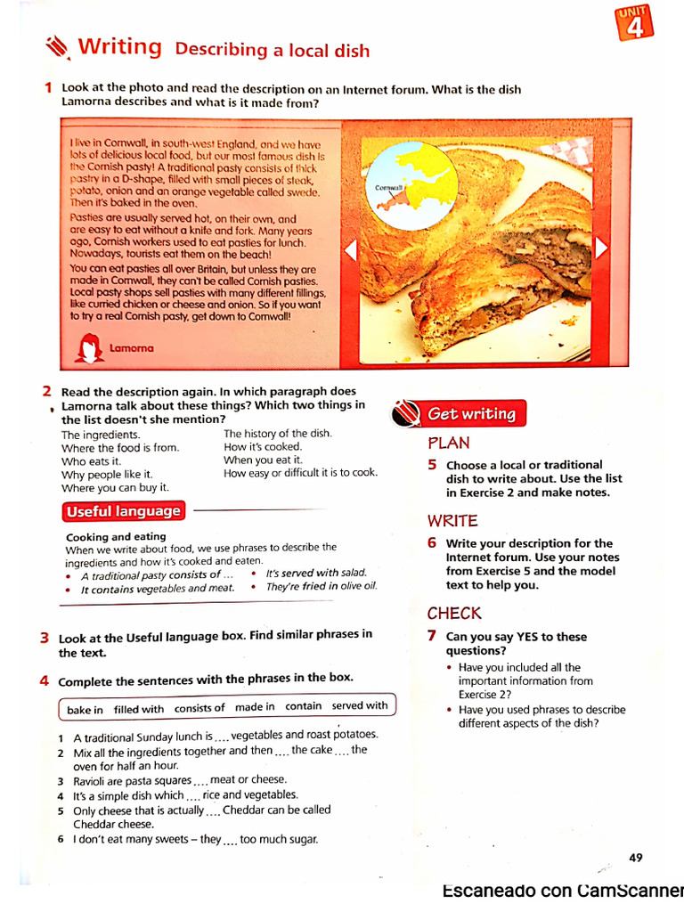 Writing A Local Dish | PDF