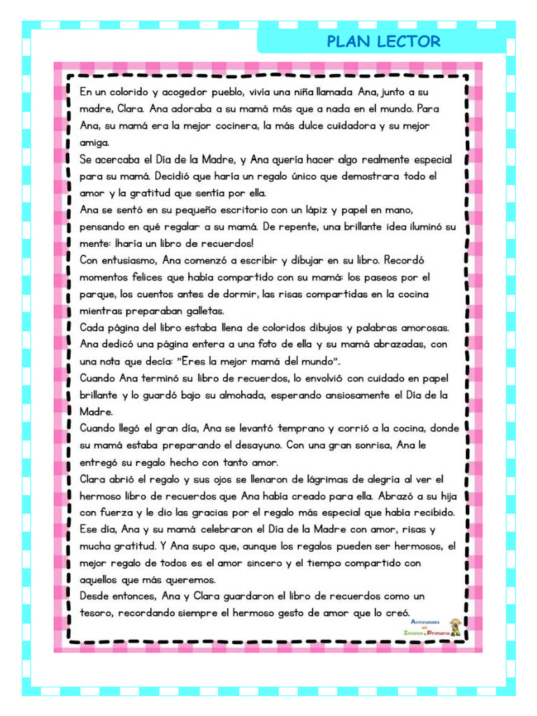 5° S7 Material de Impresión - Plan Lector | PDF