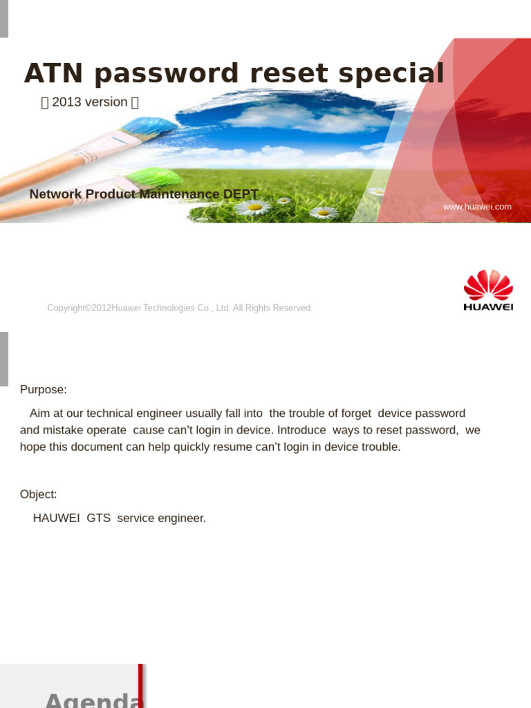 Guia Huawei - Resetear Router Atn | PDF | Computing | Computer Networking